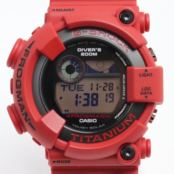 OTHERS | Accessories | Casio Gshock Frogman Watch Solar Red Gw823nt4jr ...